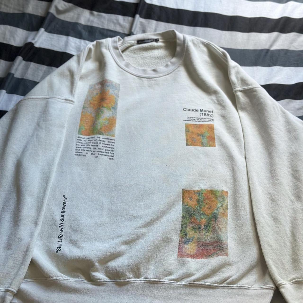 #vintage #rare Claude Monet 1882 jumper/sweater - Depop