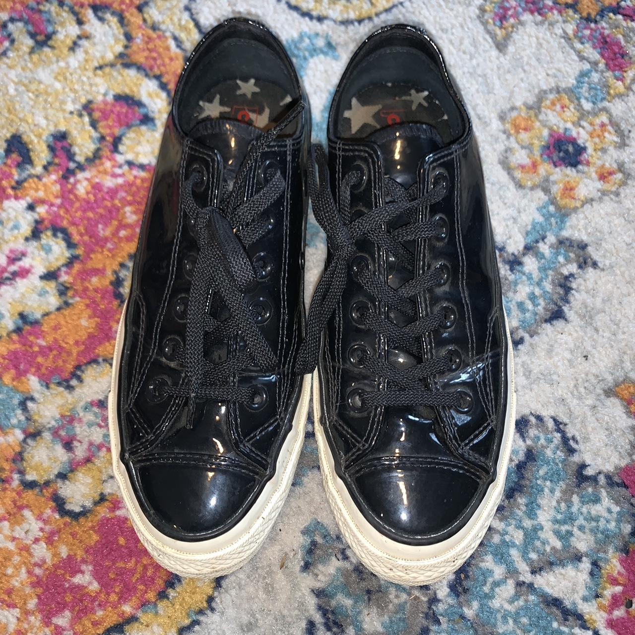 Converse Chuck 70 OX 'Black Patent' Size 7 A - Depop