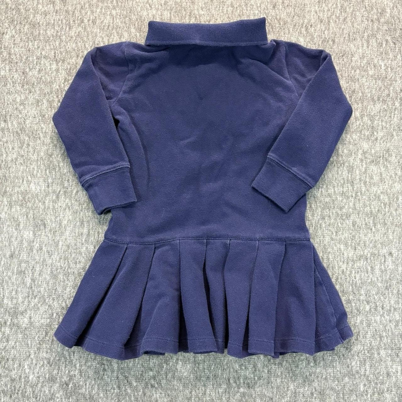 Ralph Lauren Baby Girl Dress 9M Pink Polo Long... | Depop