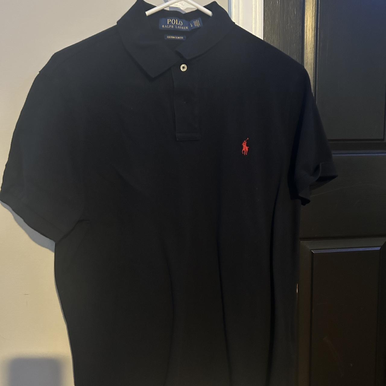 Black Polo Ralph Lauren Size L - Depop