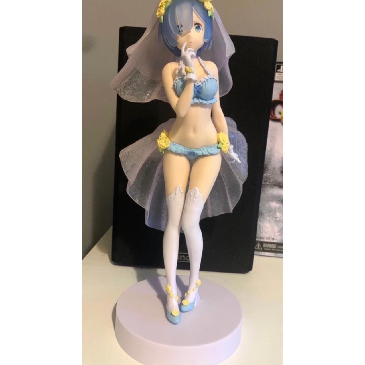 EXQ re:zero Rem wedding bikini figure Box and figure... - Depop