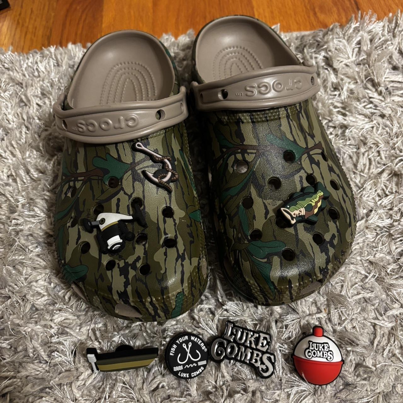 Luke combs camo crocs size Men’s 5 womens 7 Comes... | Depop