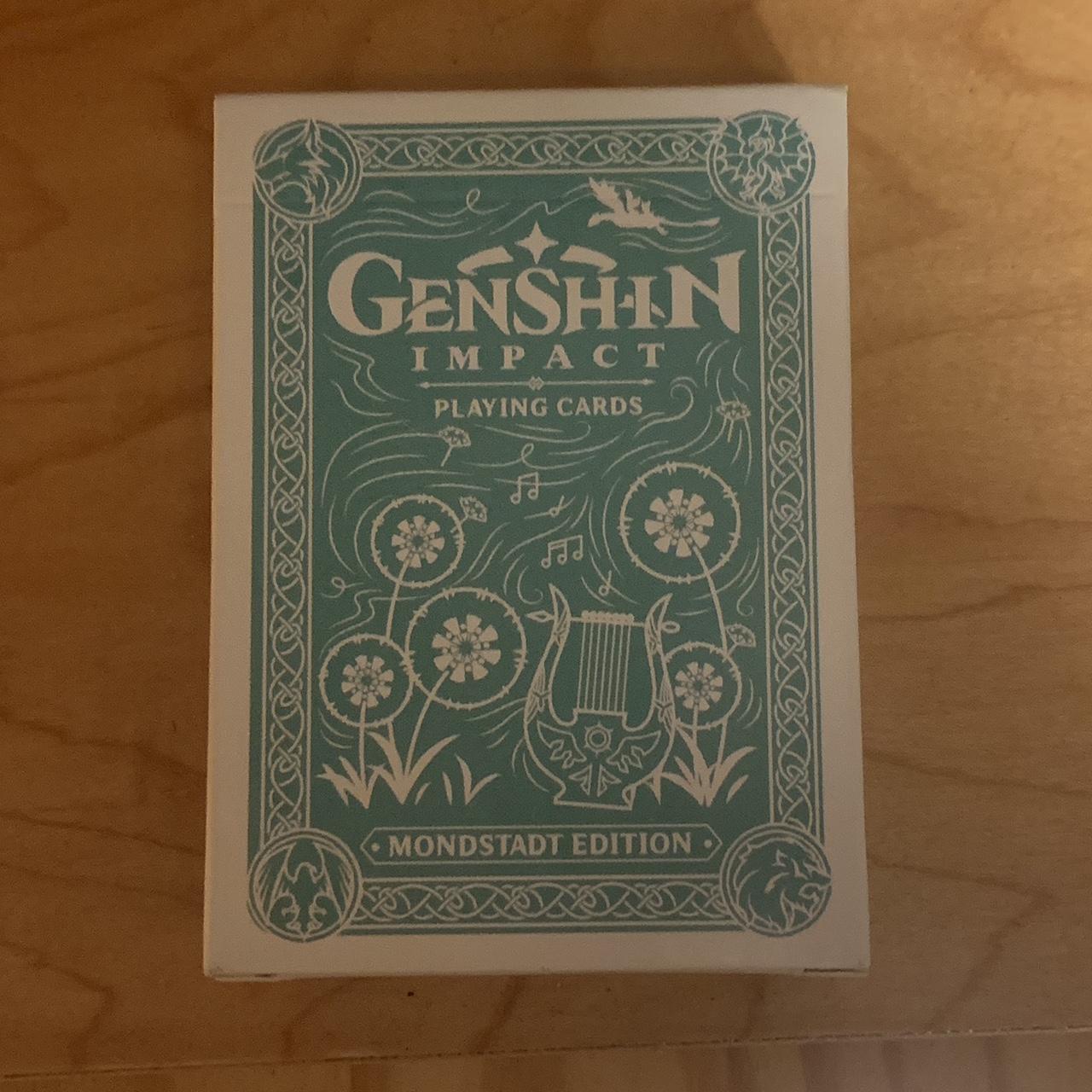 unofficial genshin mondstadt themed card set. opened... - Depop