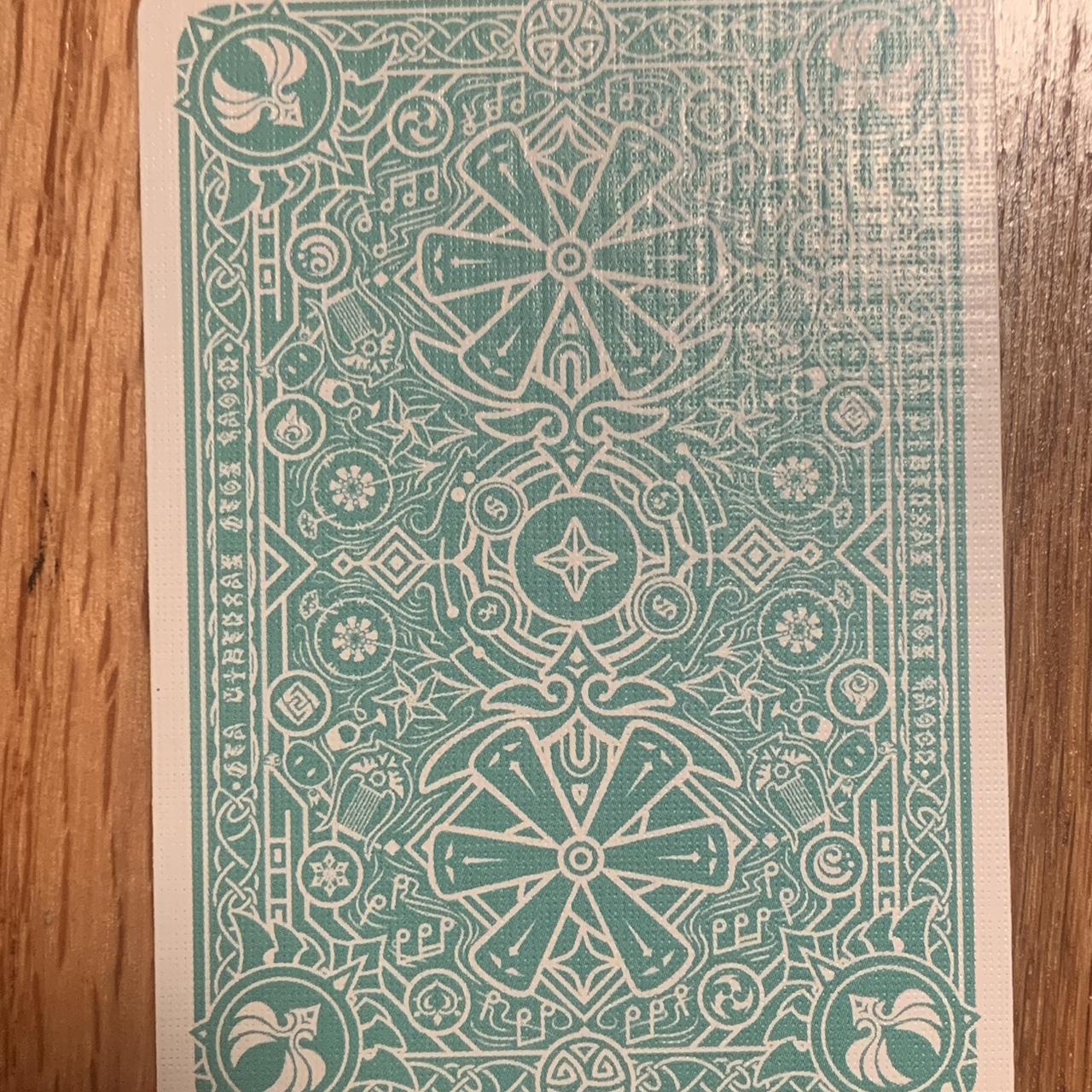 unofficial genshin mondstadt themed card set. opened... - Depop