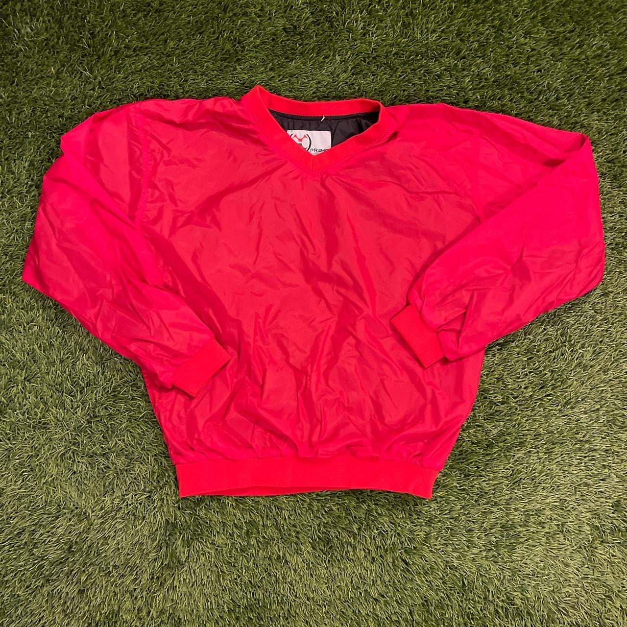 Vintage Premo Men’s Red WindBreaker Medium 100%... - Depop
