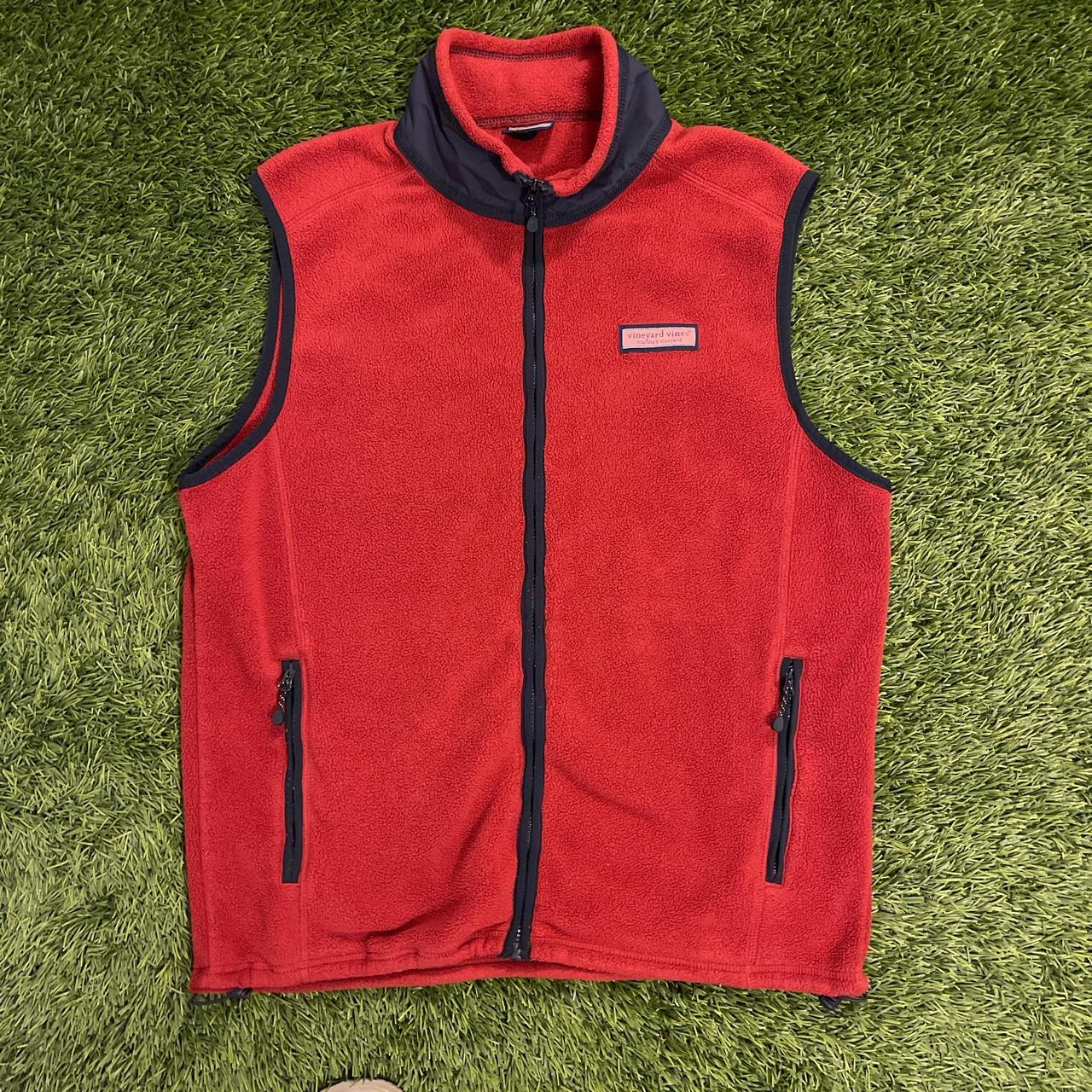 Vineyard Vines Mens Vest Medium 100% Polyester... - Depop