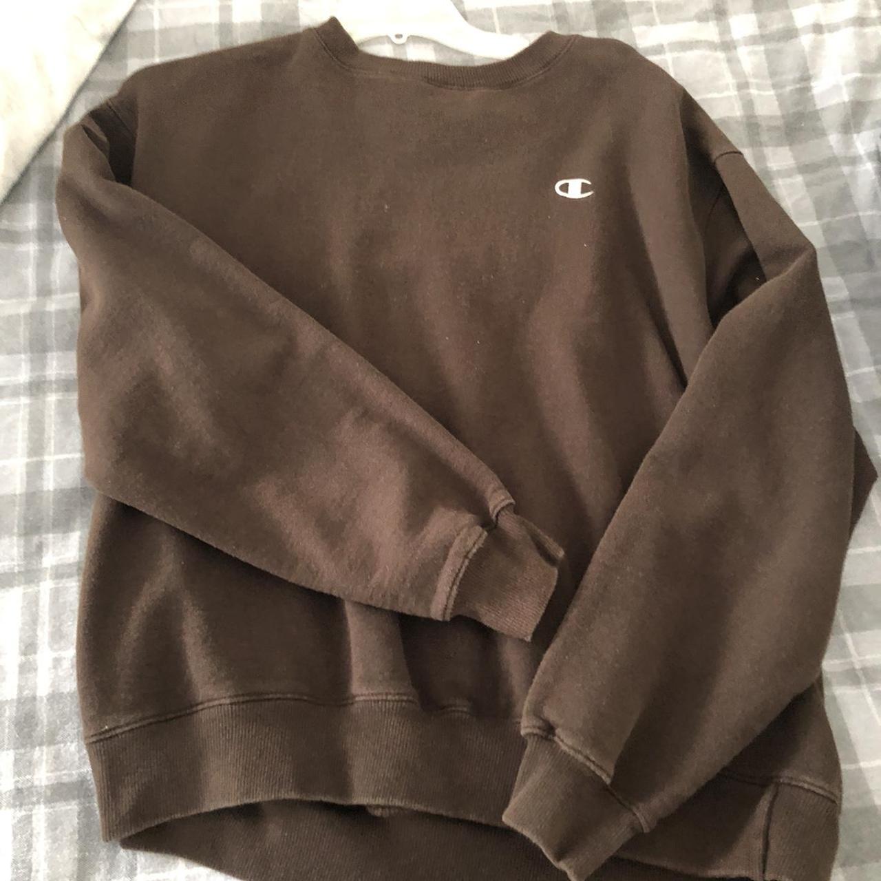 Men’s vintage crewneck Champion Brown color Some... - Depop
