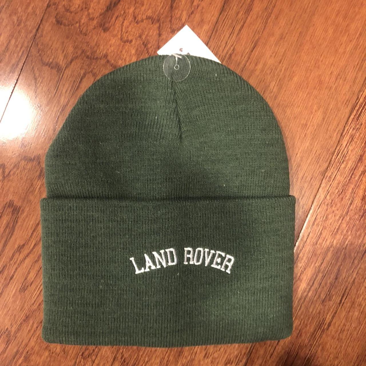 Land Rover dark green beanie From pacsun No longer... - Depop