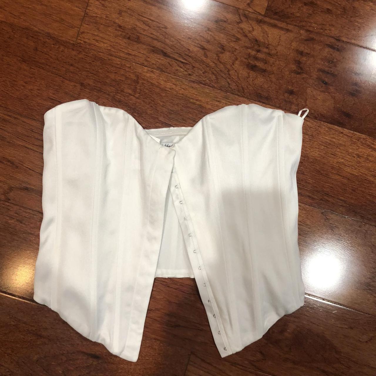 White corset top Subdued brand Bought in London New... - Depop