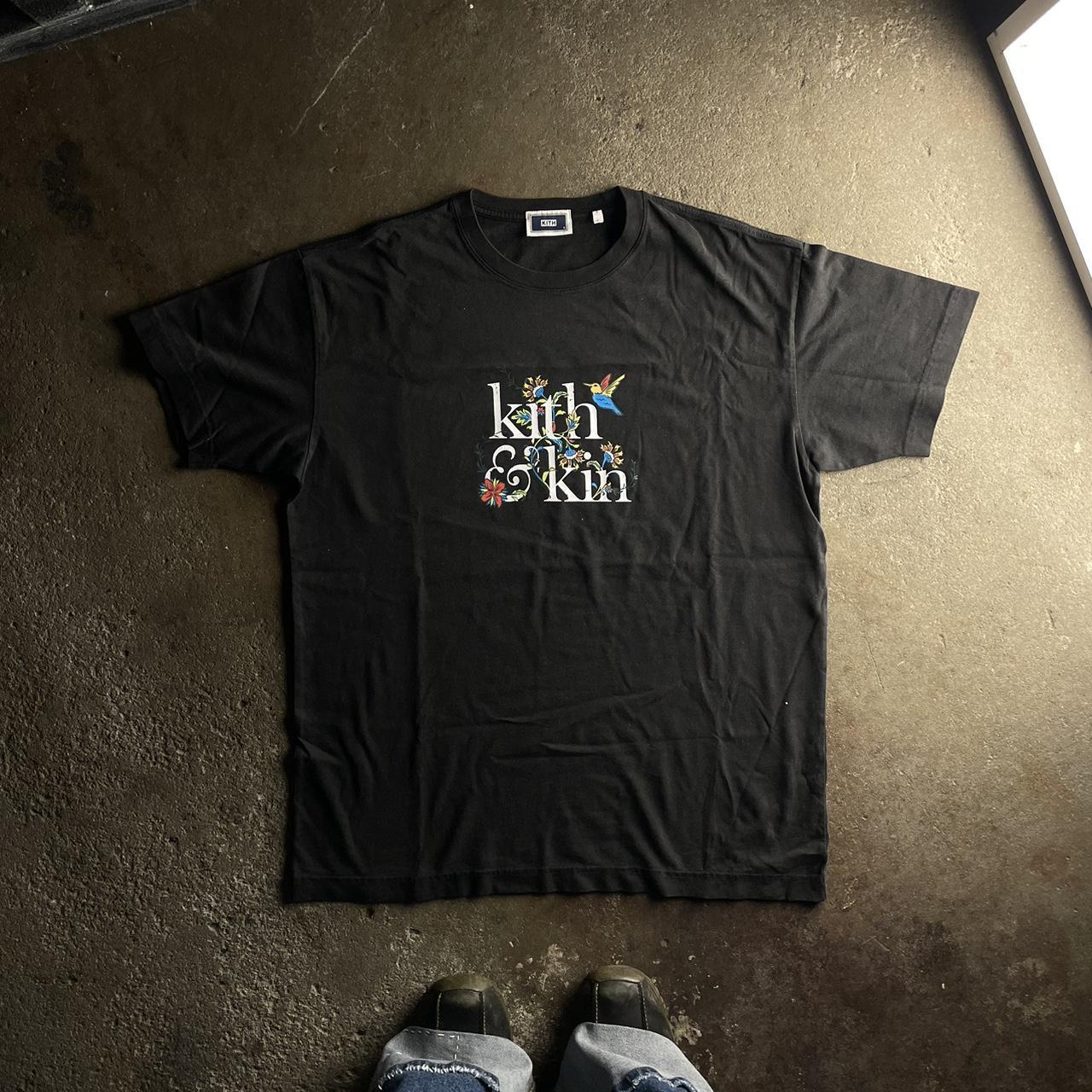 Kith flower tee black No imperfections flawless new... - Depop