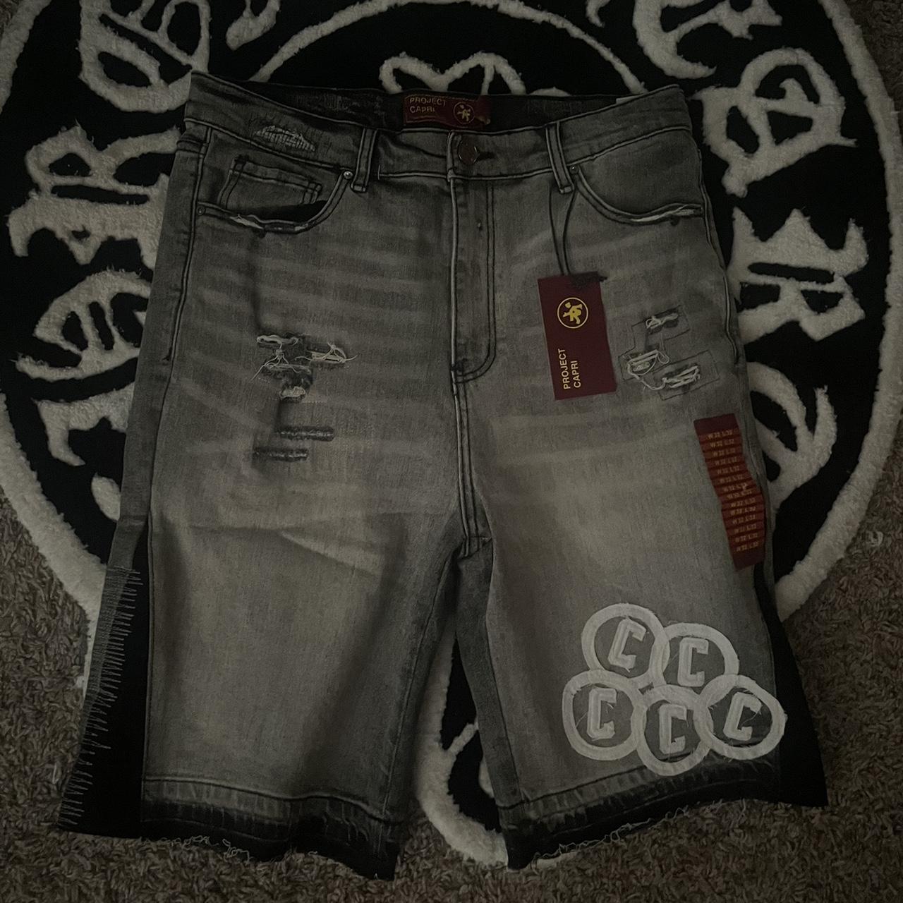 project capri jorts never worn size 32 - Depop
