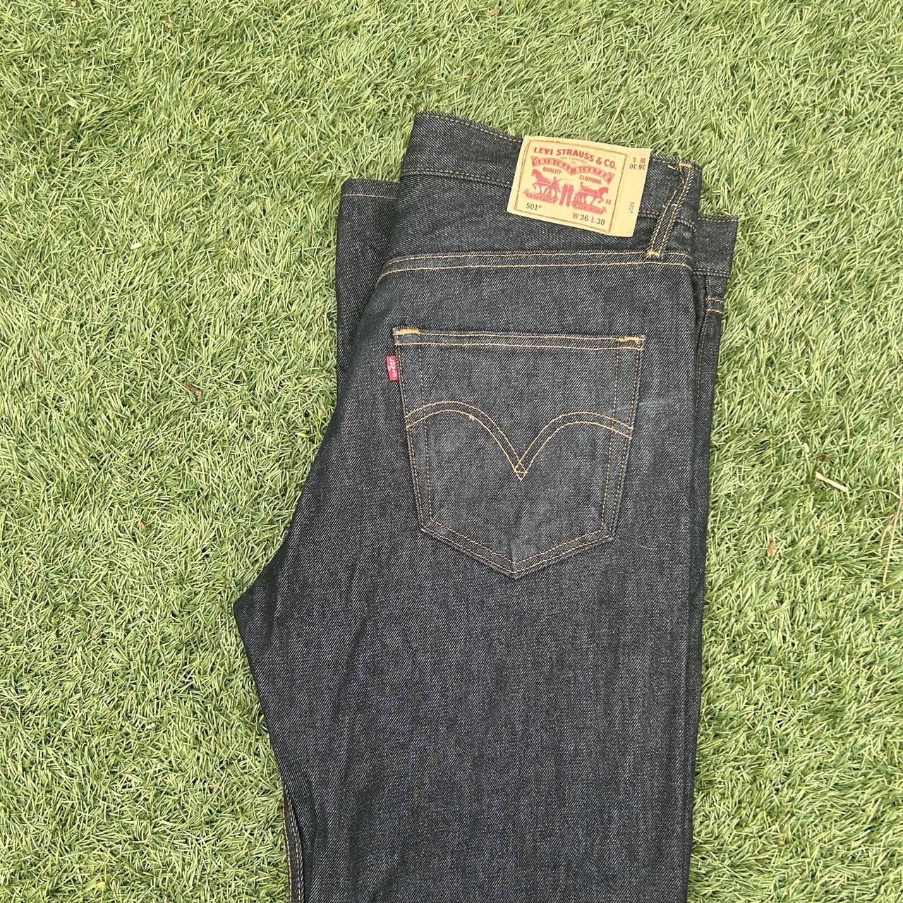 Levi’s 501s Charcoal 501s Size 36/32 - Depop