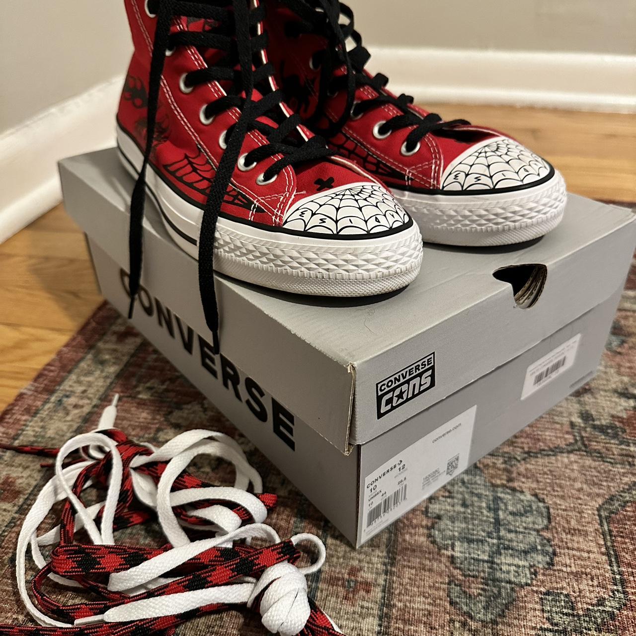 Converse CTAS pro hi Sean Pablo size 10 Worn a few... - Depop