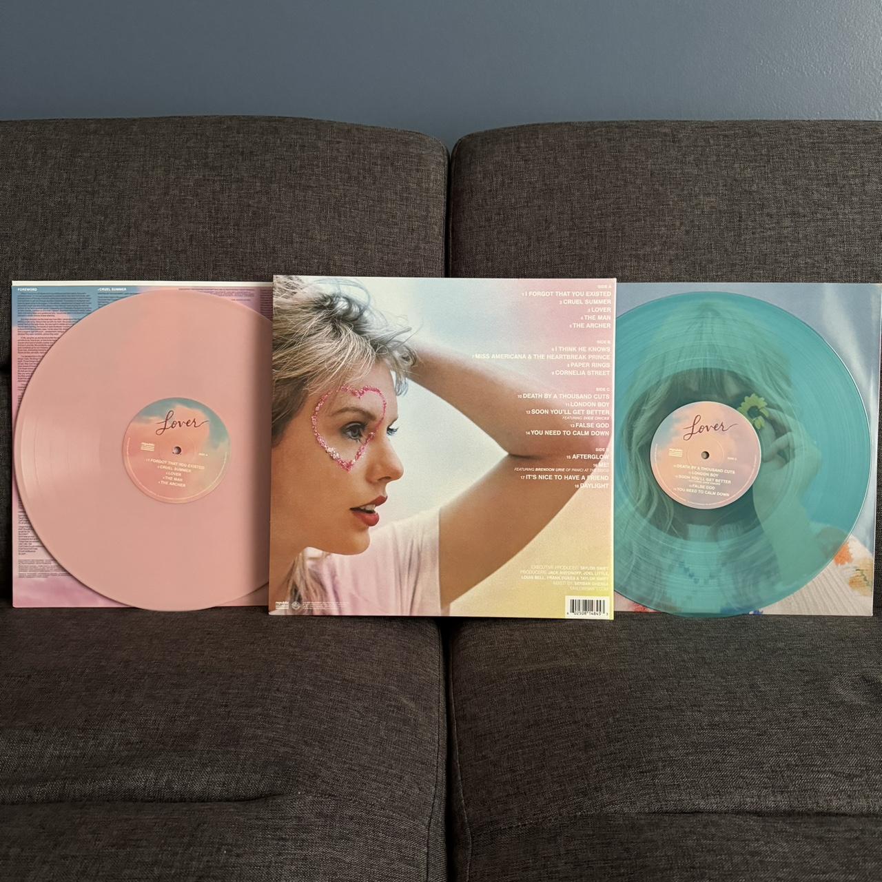 Taylor Swift - Lover Target Vinyl Pink and... - Depop