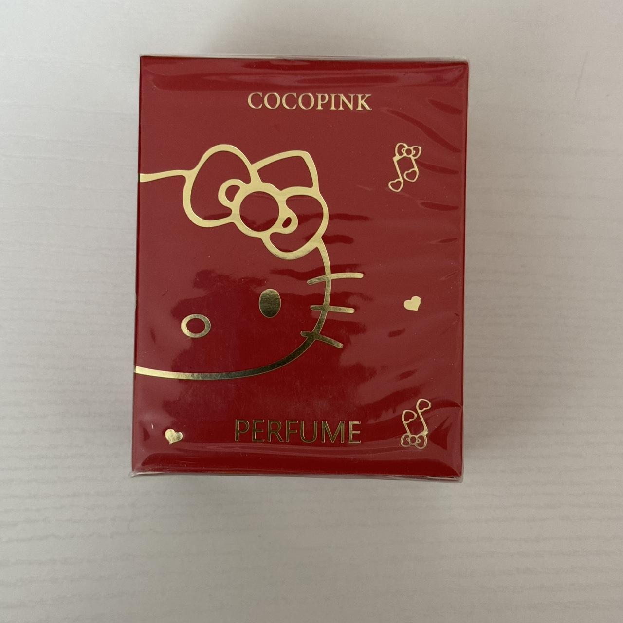 Hello Kitty Cocopink perfume in red and gold... | Depop