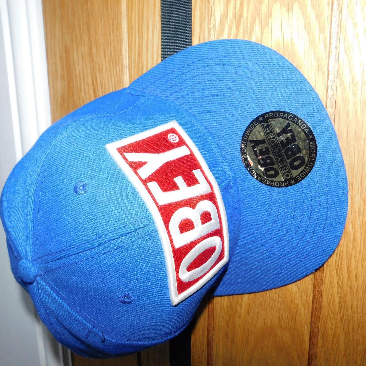Obey Snapback Hat. Drippiest colours! Smoke-free... - Depop