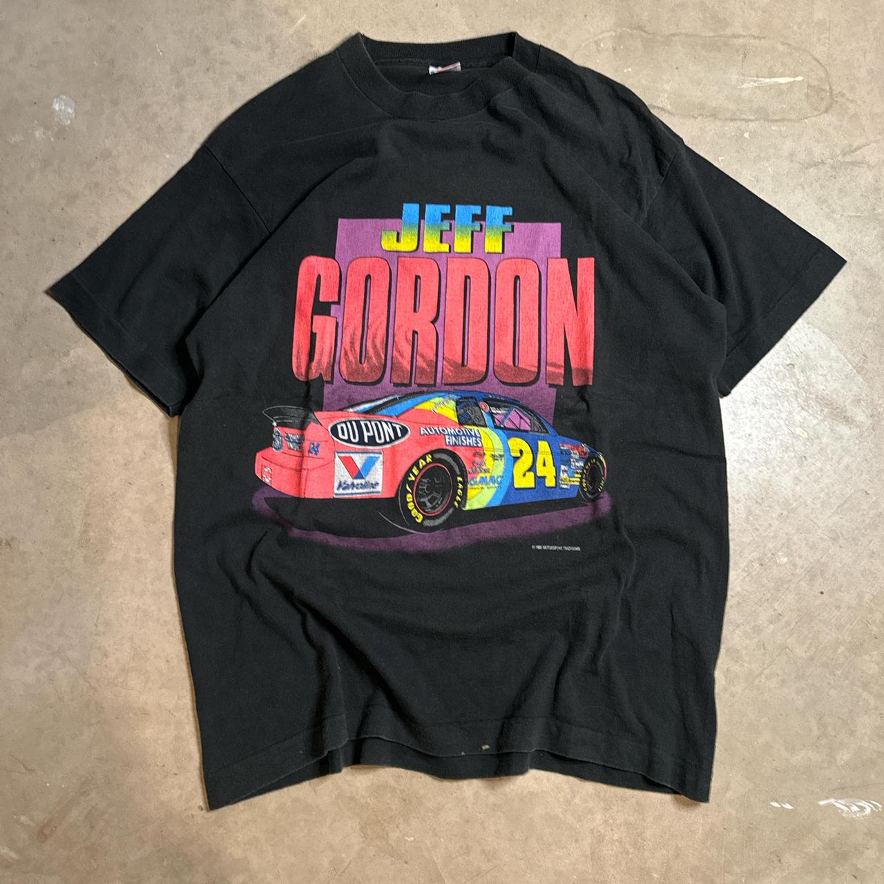 90s Jeff Gordon Vintage Tee - Depop