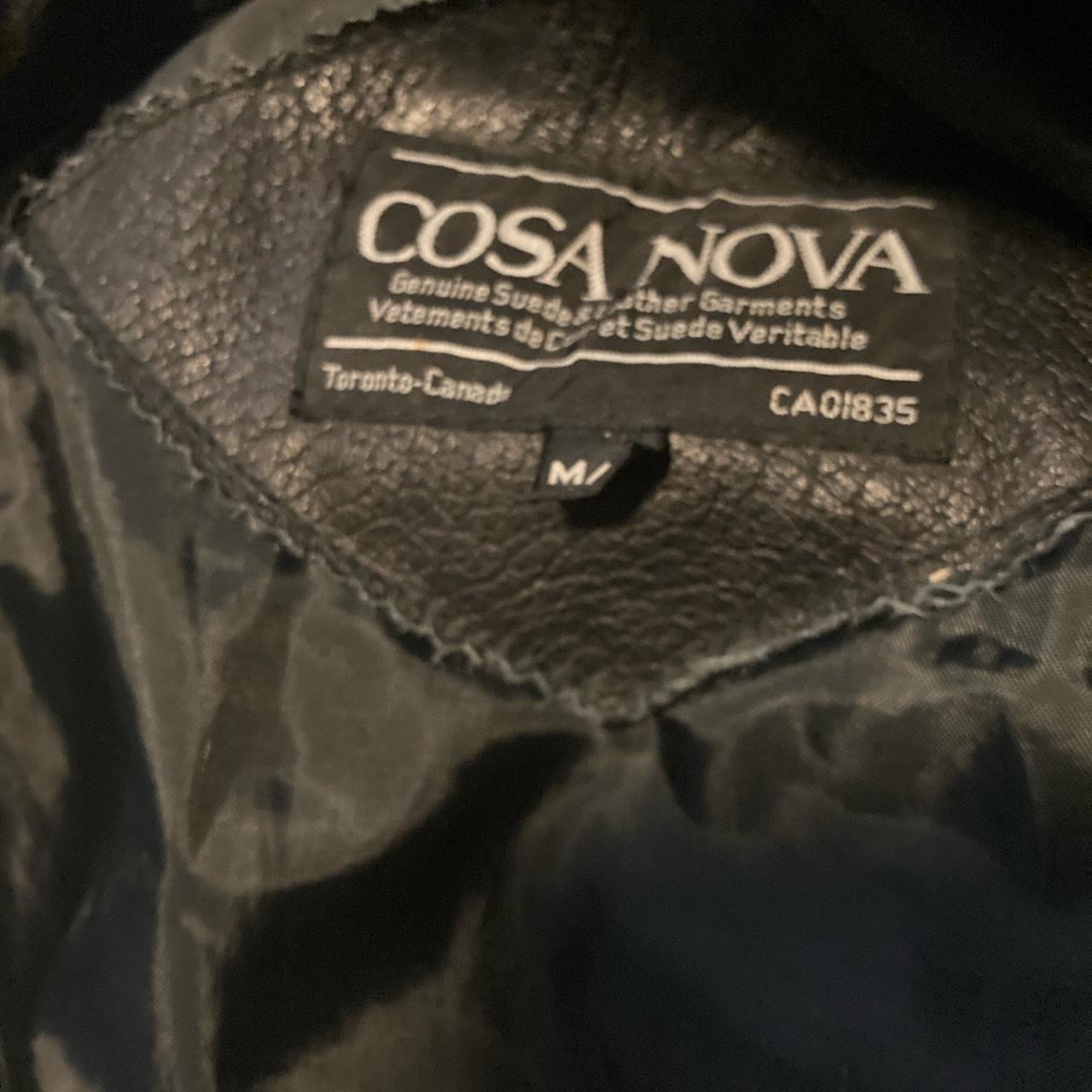 Insane vintage leather jacket(Cosa Nova) Size... - Depop