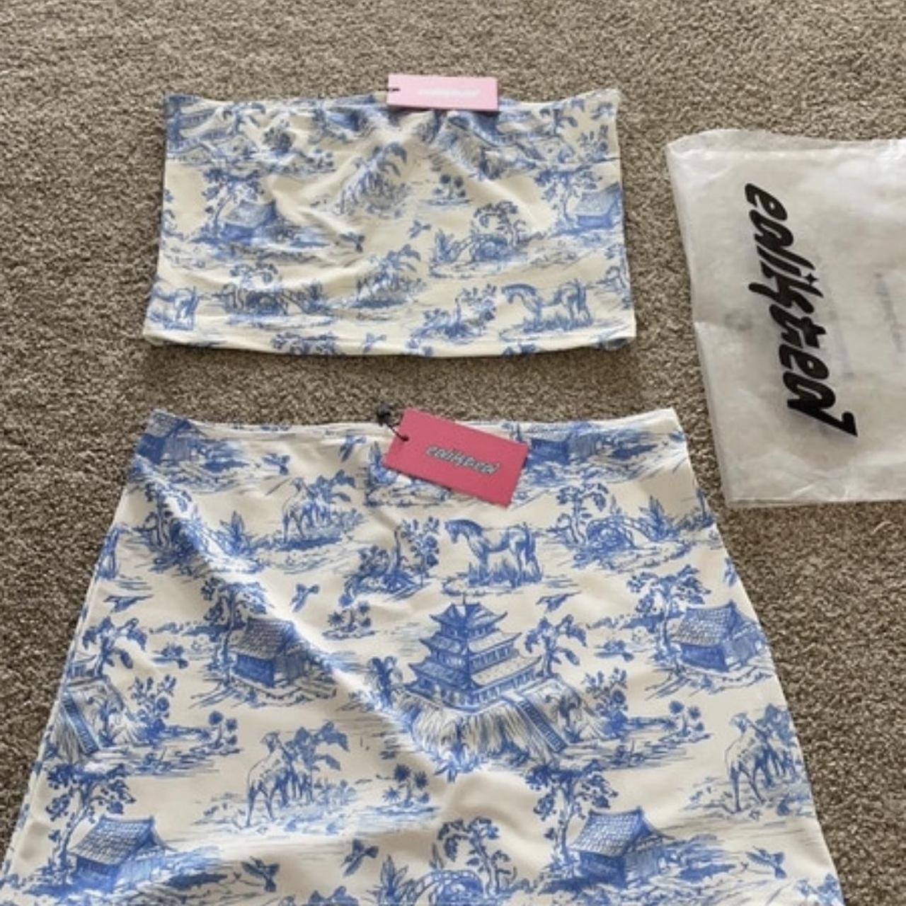 Edikted skirt and top set -Brand new with... - Depop