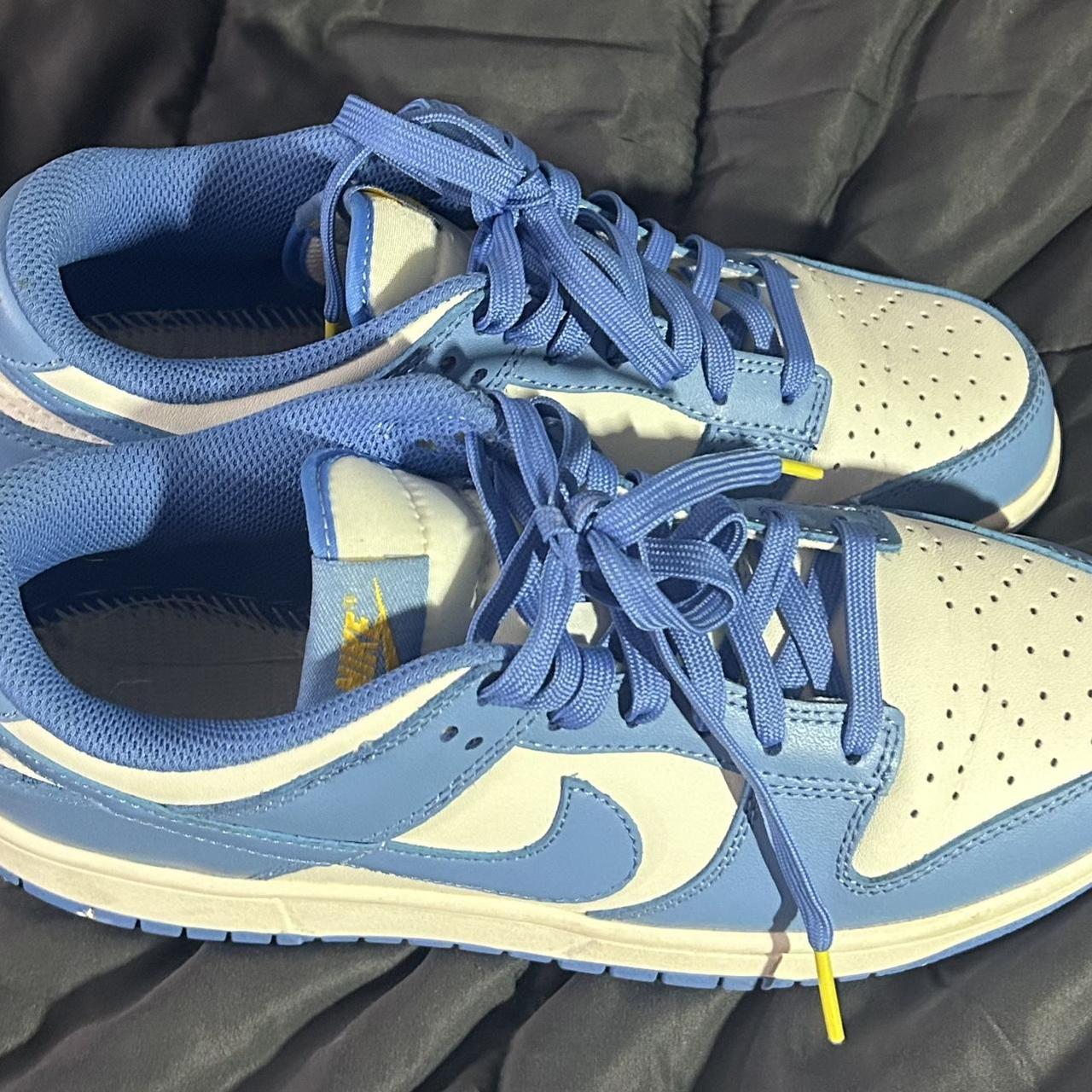 university blue Nike dunks - Depop