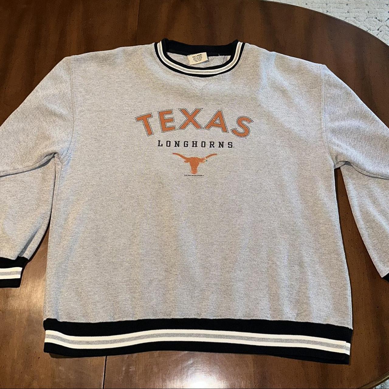 . Texas Longhorns Crewneck Heavyweight Thick Cotton - Depop