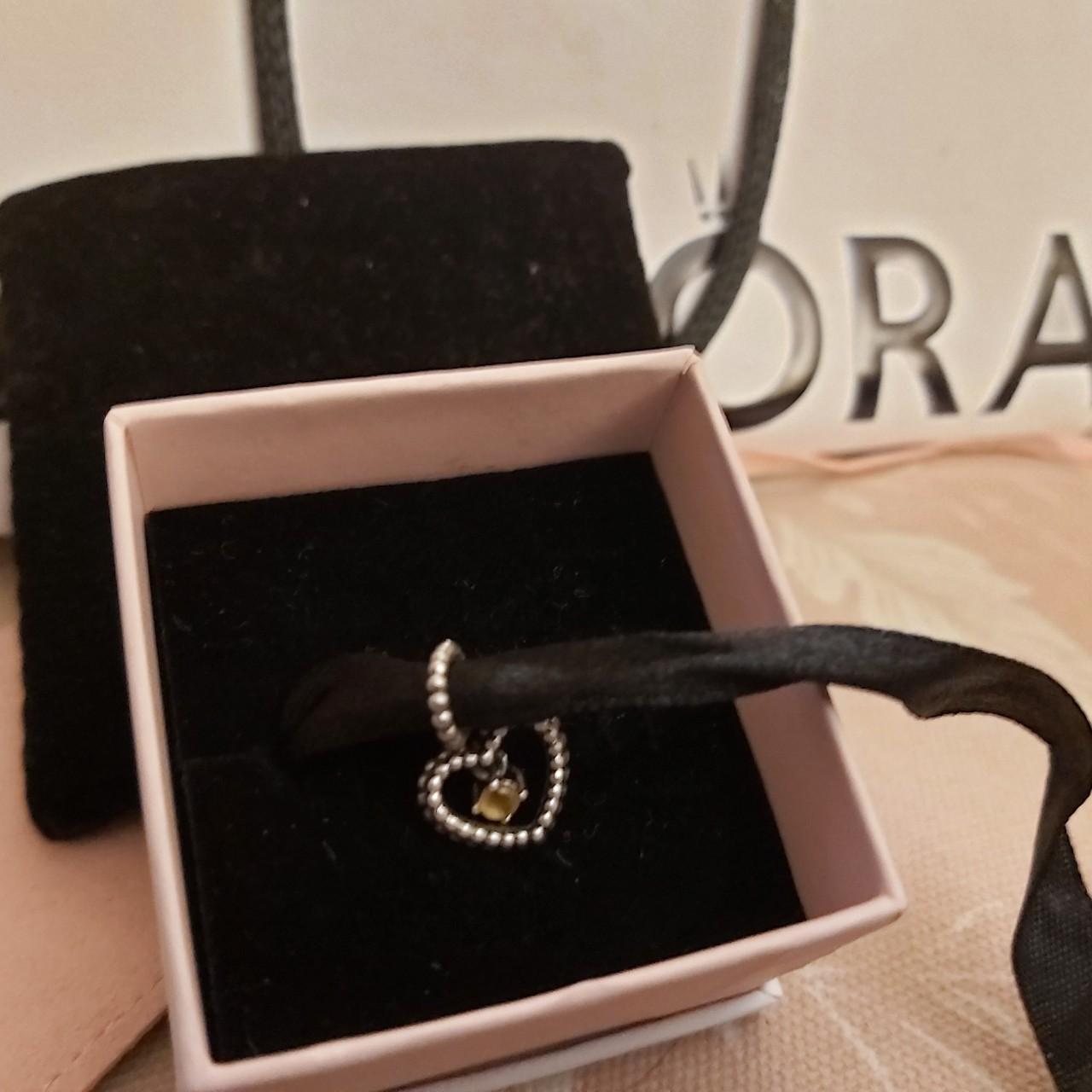 November birth stone pandora charm with the box. - Depop