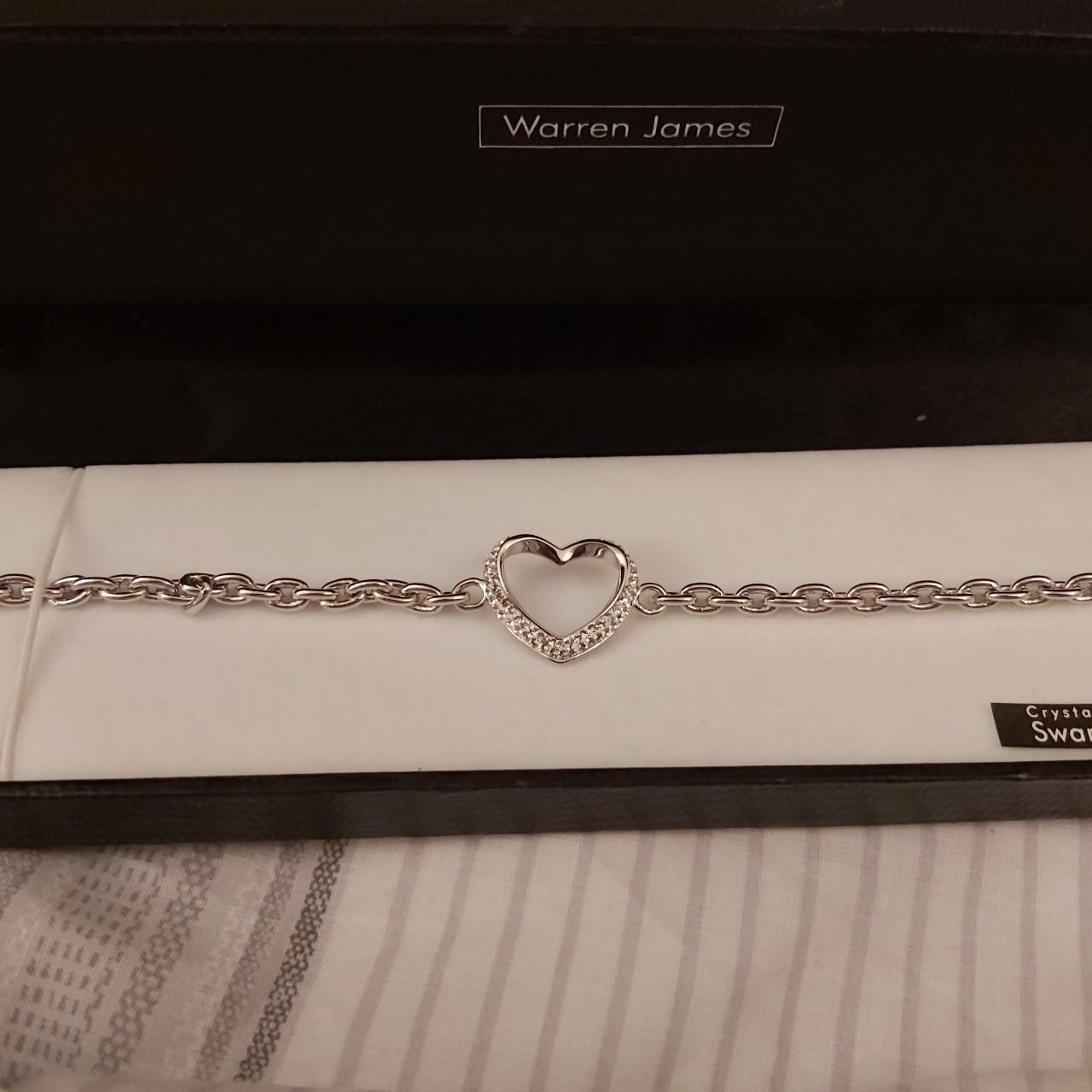 Warren james love heart bracelet store