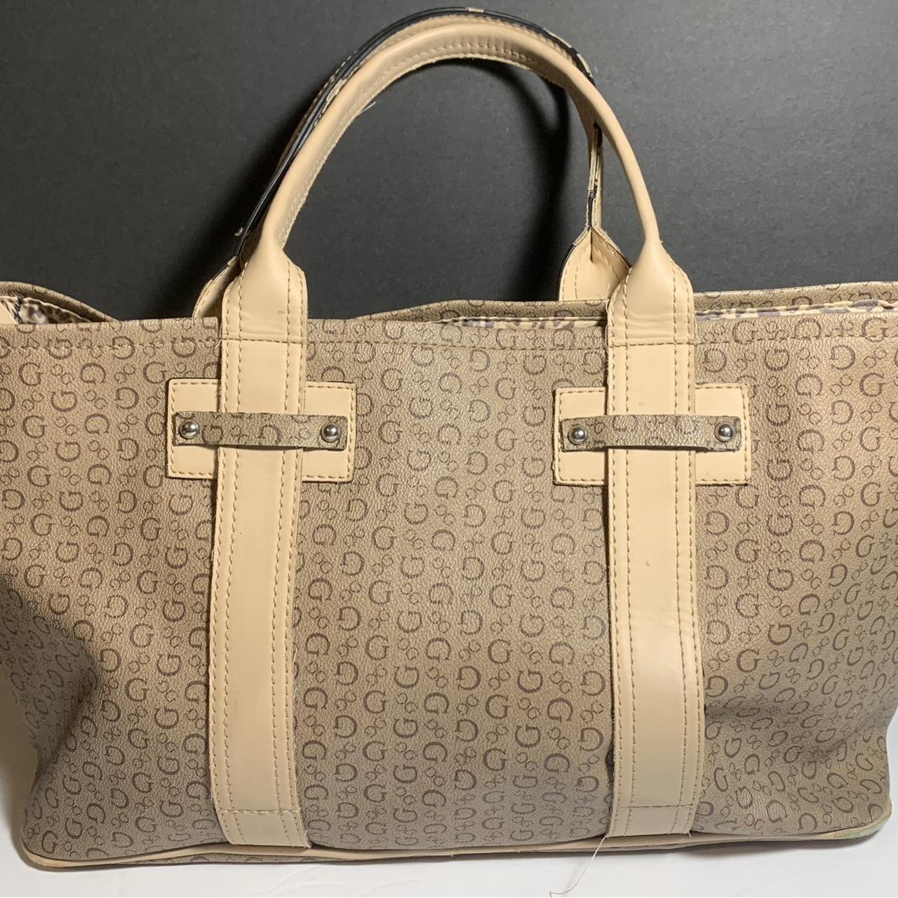 Authentic Vintage GUESS Brown Tote Bag This... - Depop