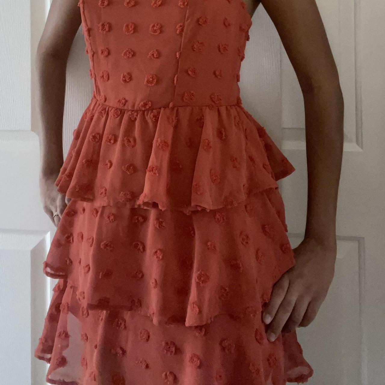 Francesca’s Rust Color Dress- never worn - Depop