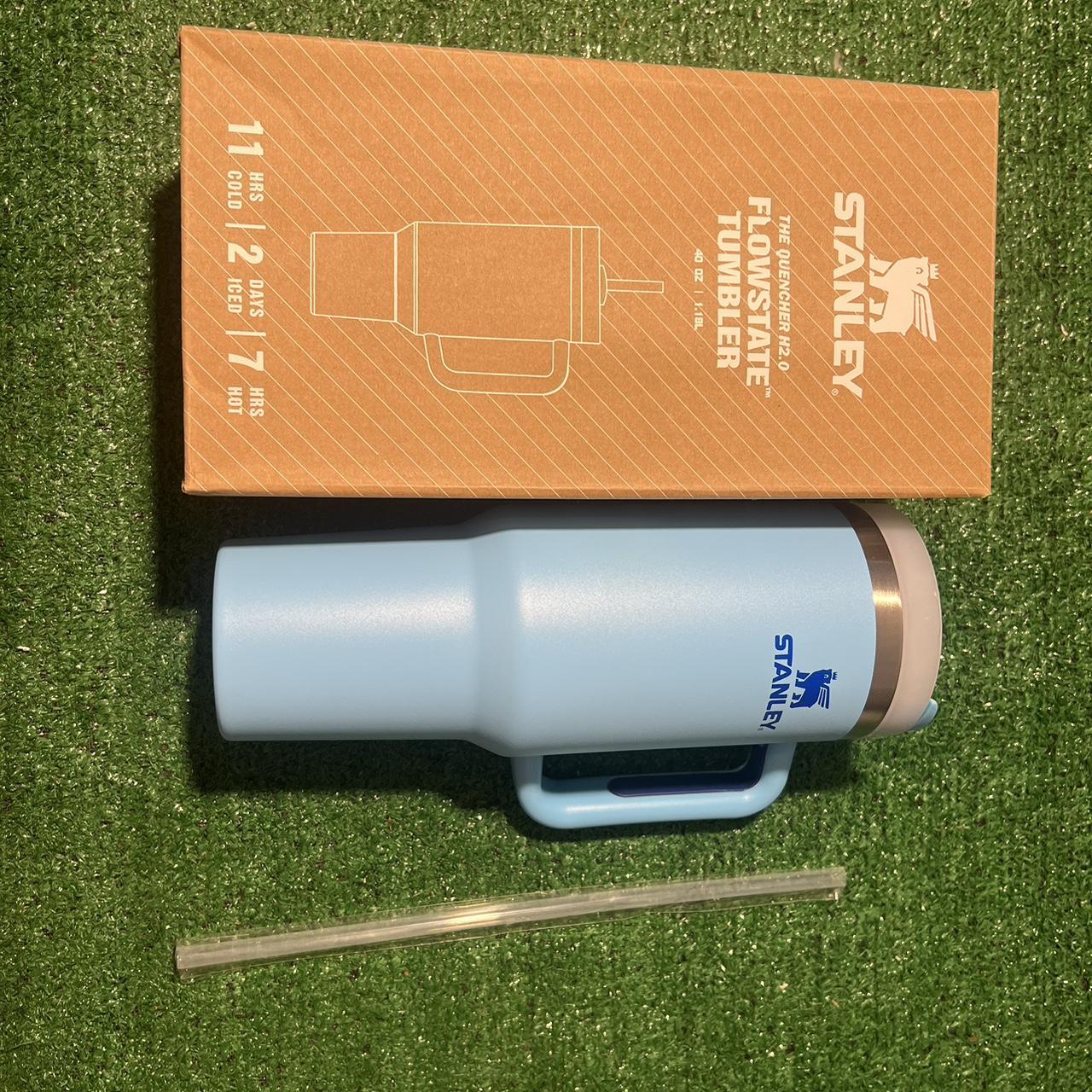 Winter Stanley Quencher H2.0 FlowState Tumbler 40oz... - Depop