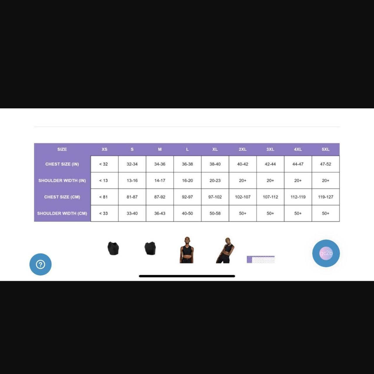 size medium GC2B chest binder. MESSAGE ME IF YOU ARE... - Depop