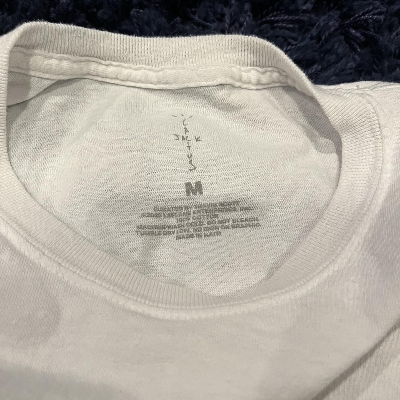 Travis Scott Cactus Jack white tee Size men’s medium... - Depop