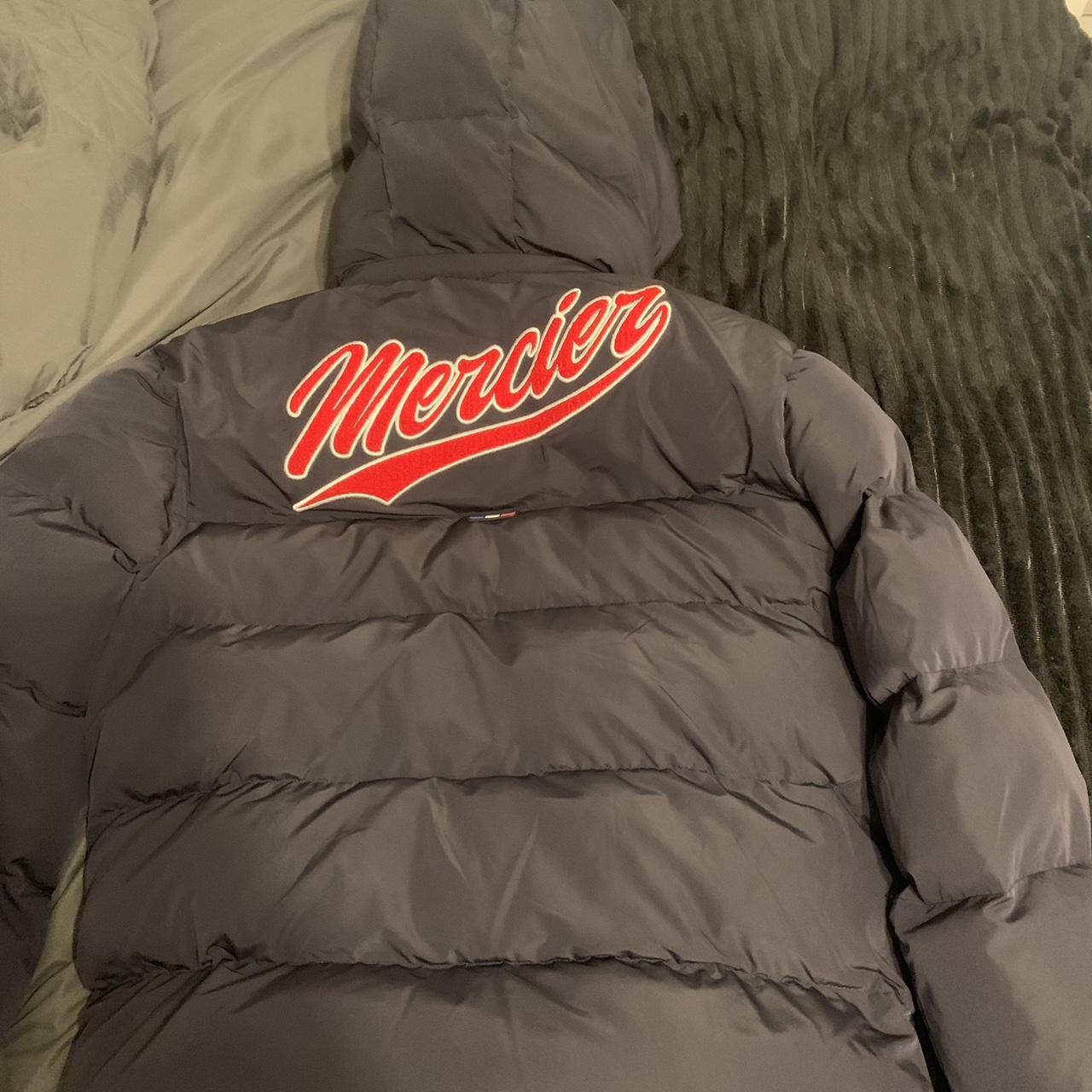 Mercier Jacket Navy and Red No longer sold by... - Depop