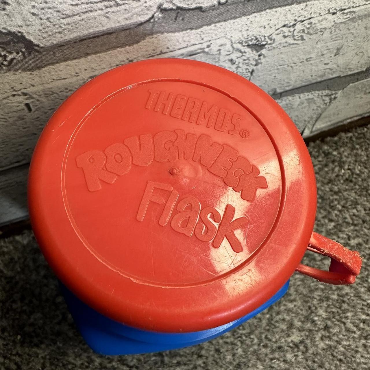 Rare vintage peanuts snoopy roughneck thermos flask,... - Depop