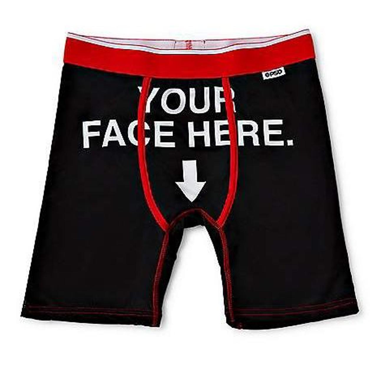 PSD boxer briefs “YOUR FACE HERE” size M #boxers... - Depop