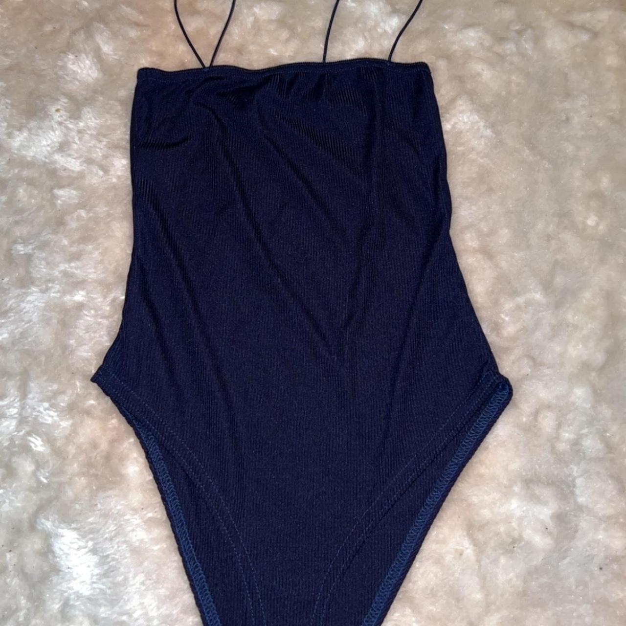 Blue bodycon bodysuit, only ever tried it on true to... - Depop