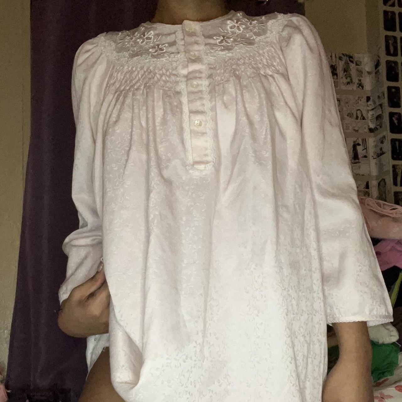 Vintage Baby Pink Dolly Core Night Dress, size s,... - Depop