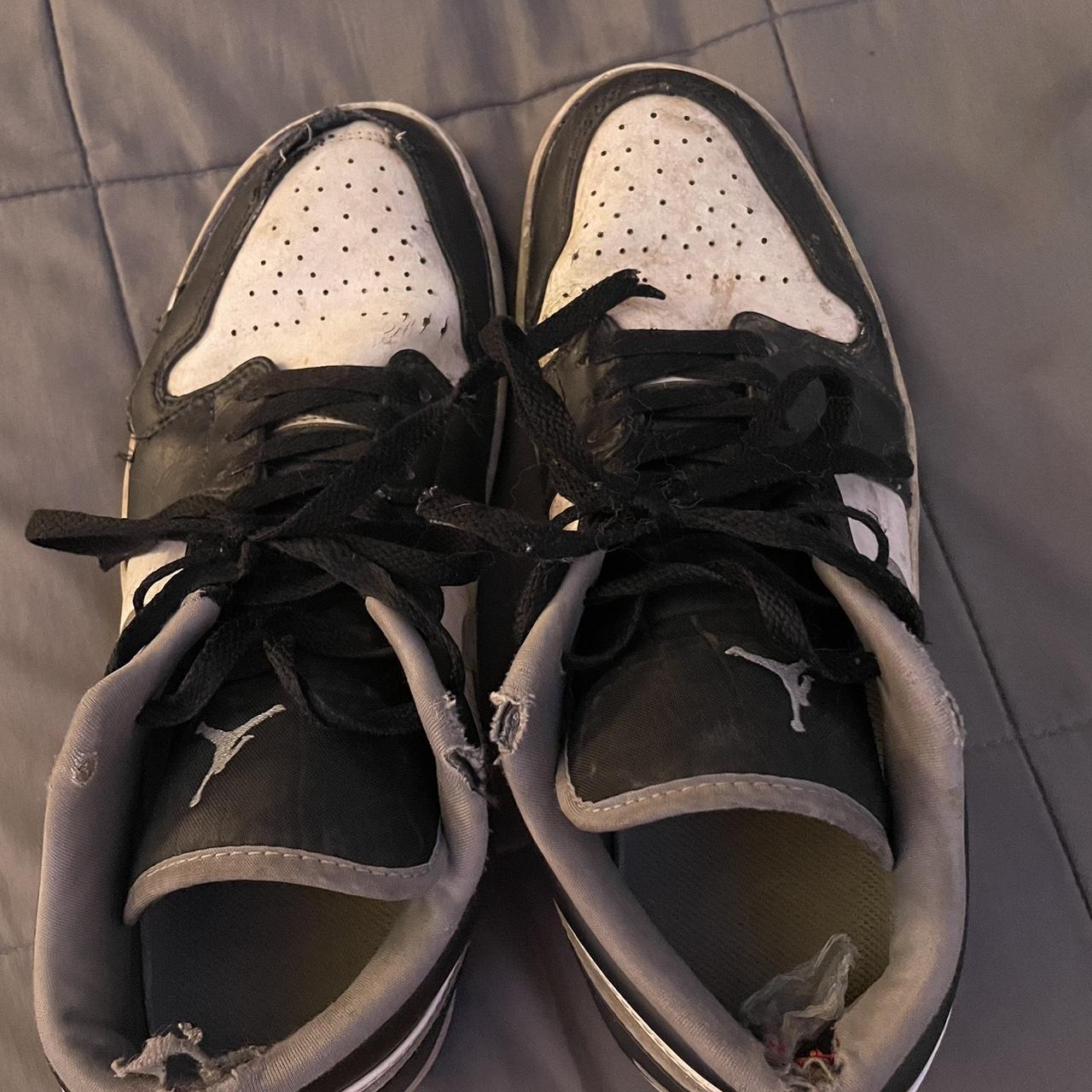 Air jordan low grey size 9 my beater shoes. all... - Depop