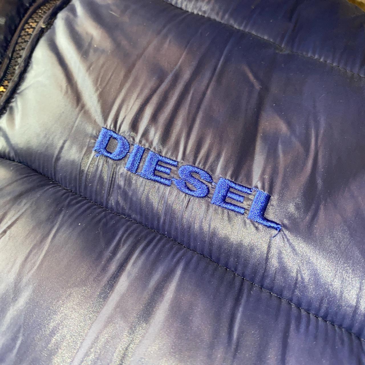 Diesel drill puffer jacket condition is as shown in... - Depop
