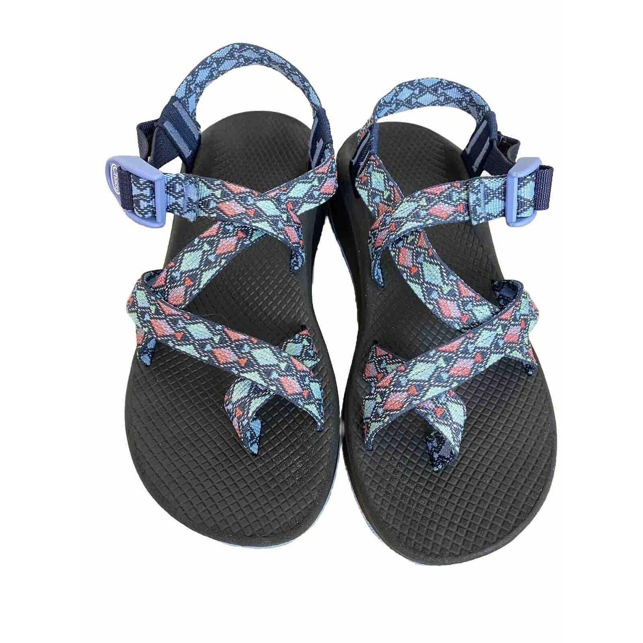 Chaco Women’s Z/Cloud 2 Sandals Trace Eclipse Blue... - Depop