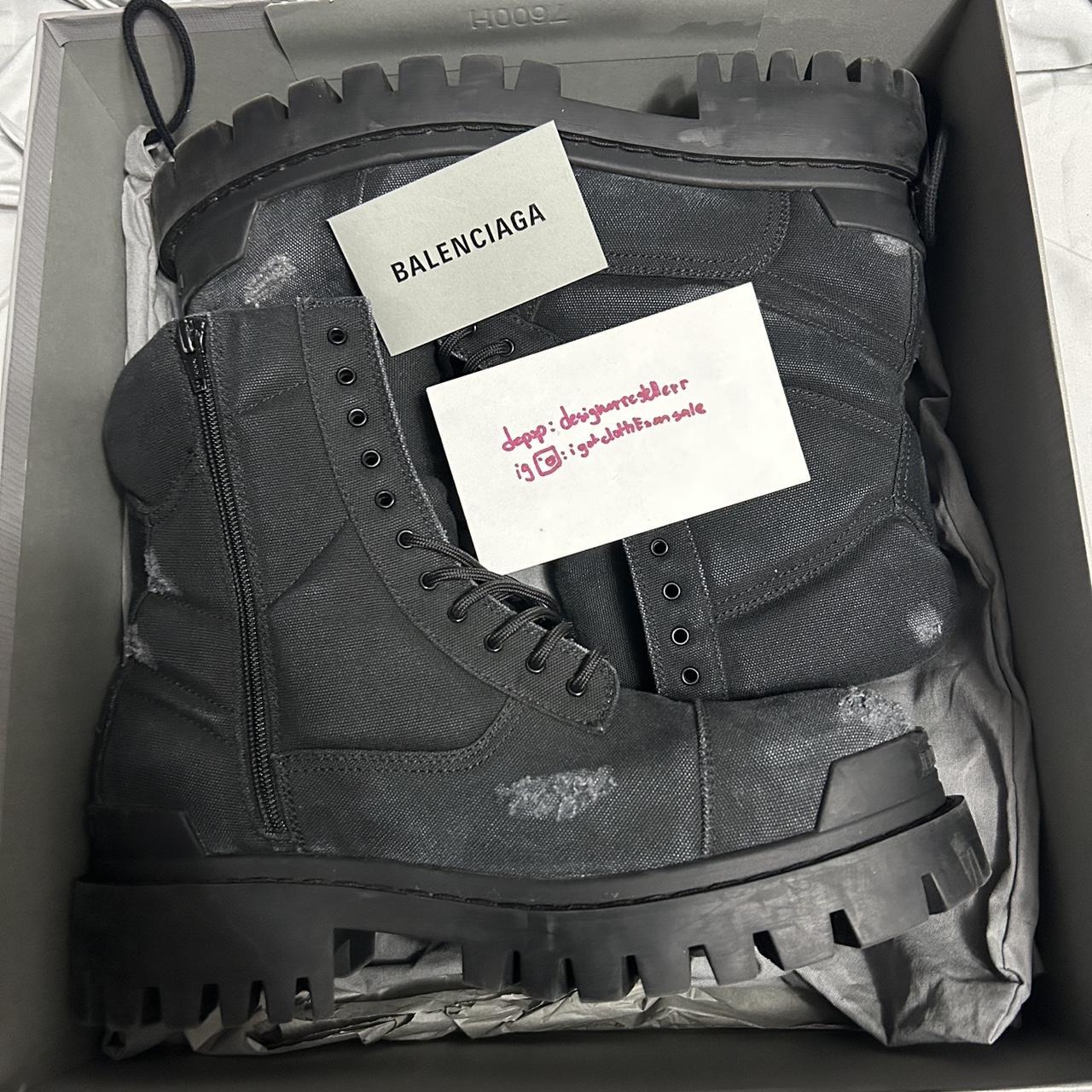 Balenciaga Strike Boots Full price on depop meaning... | Depop