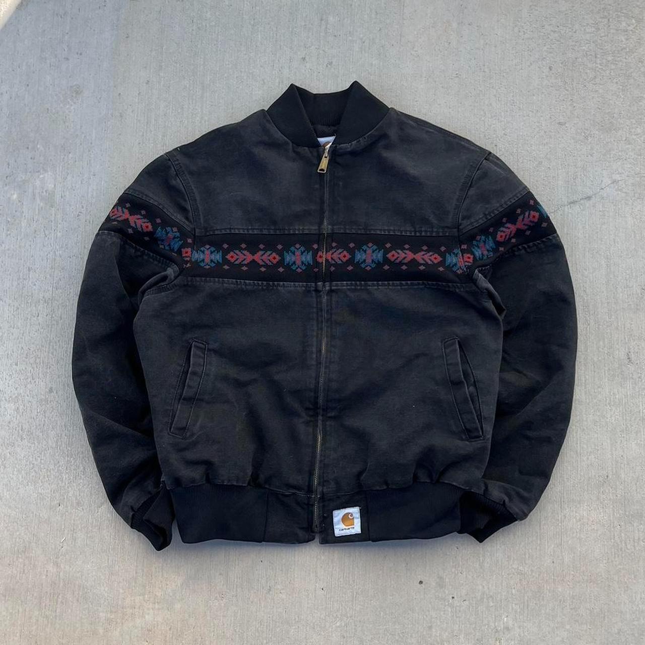Vintage Carhartt Aztec Jacket - Large - no flaws -... - Depop