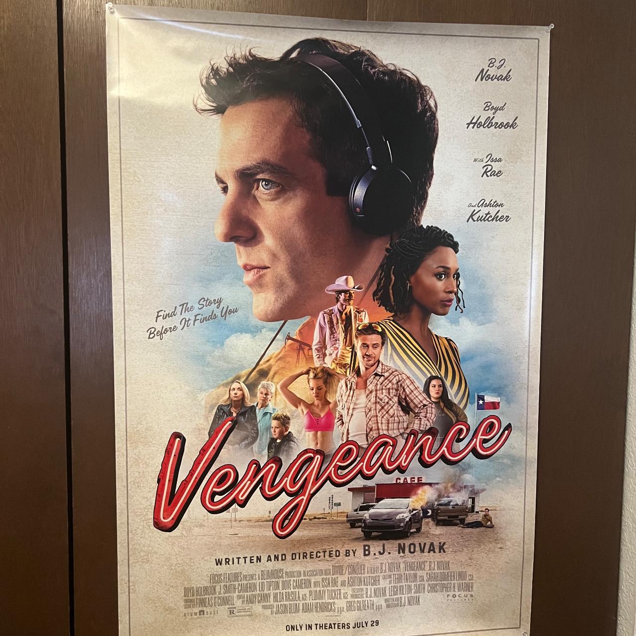 VENGEANCE movie theater poster 27" x 41" - Depop