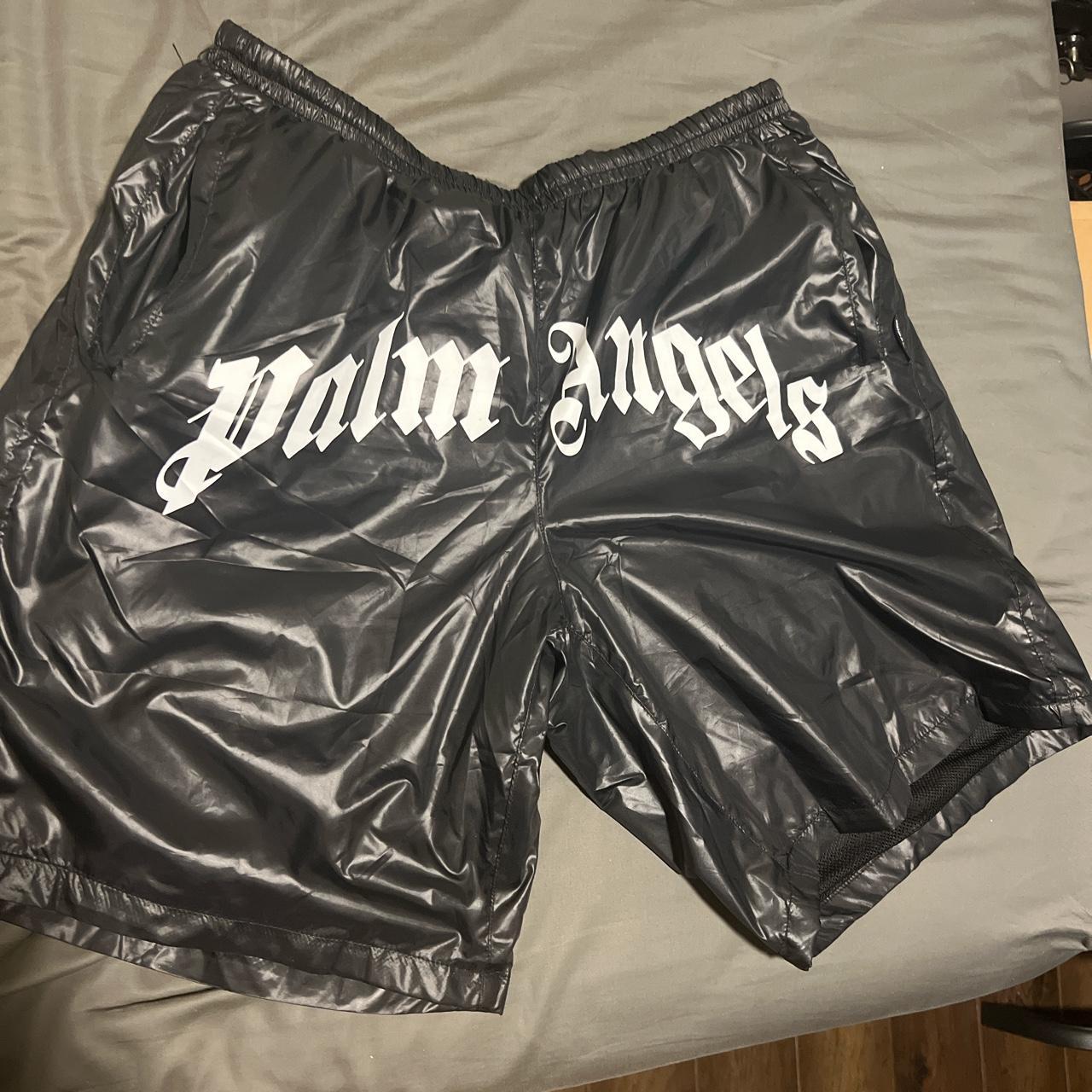 FUFU PALM ANGELS SWIM TRUNKS (TEAR ON THE RIGHT... - Depop