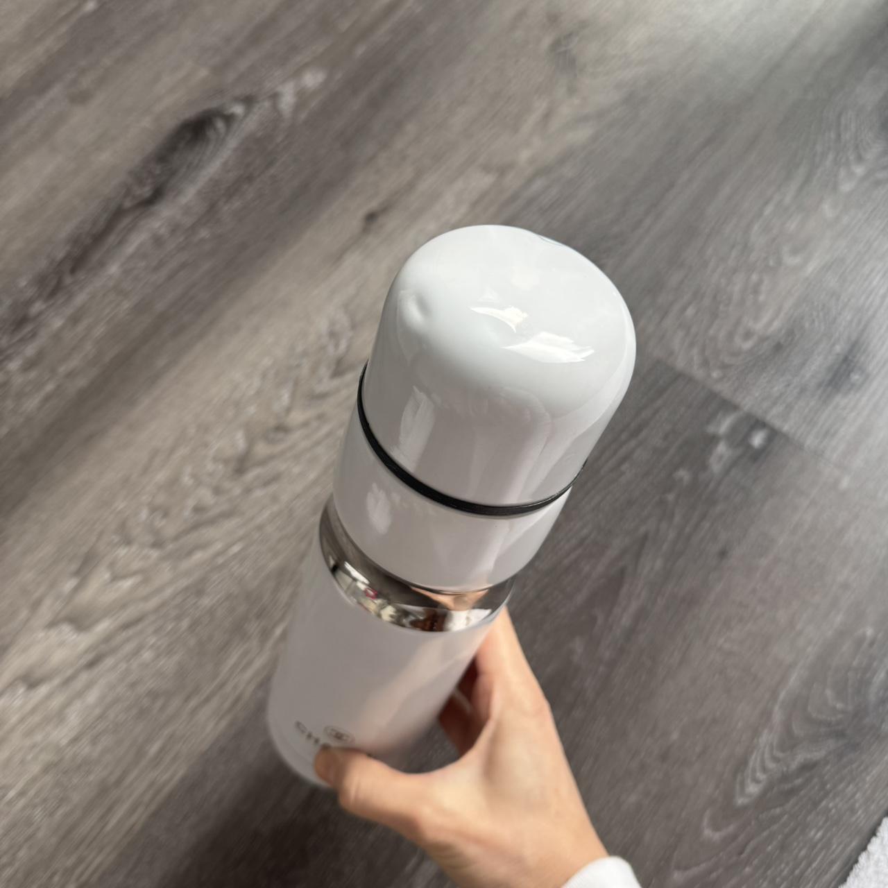Stylish Chanel thermos. Features a few minor dents... | Depop