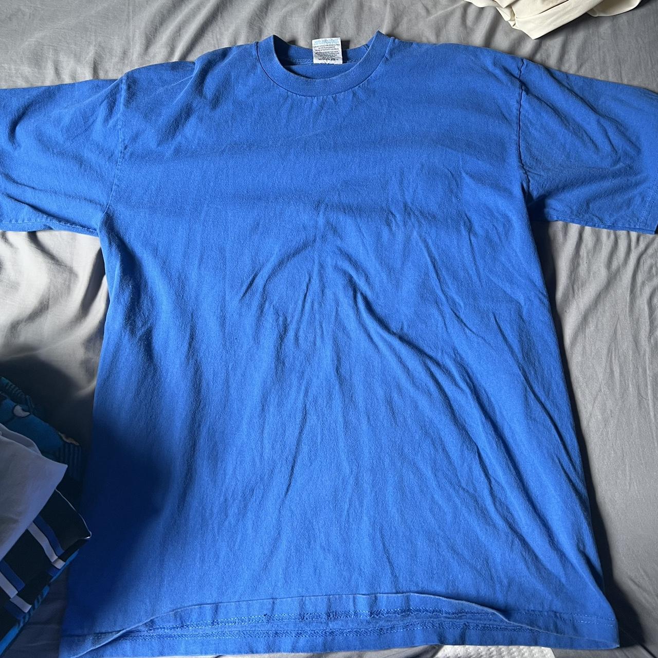 XL tall royal blue pro club shirt - Depop