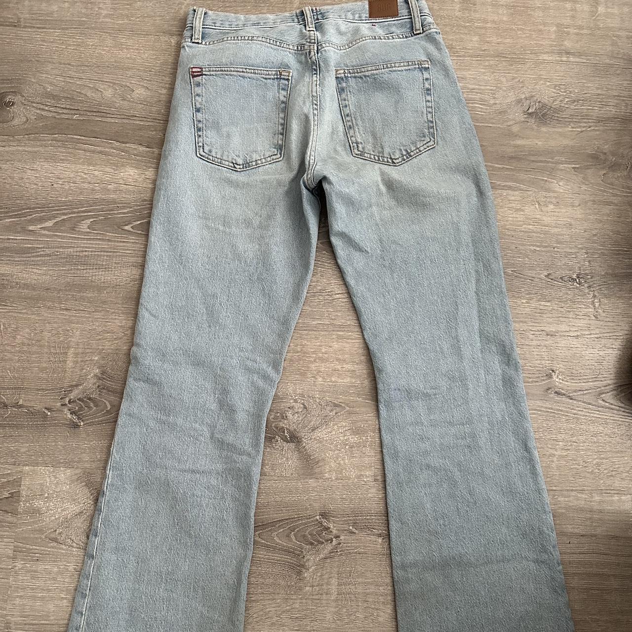 BDG flare light wash mid waist jeans 90s bootcut... - Depop