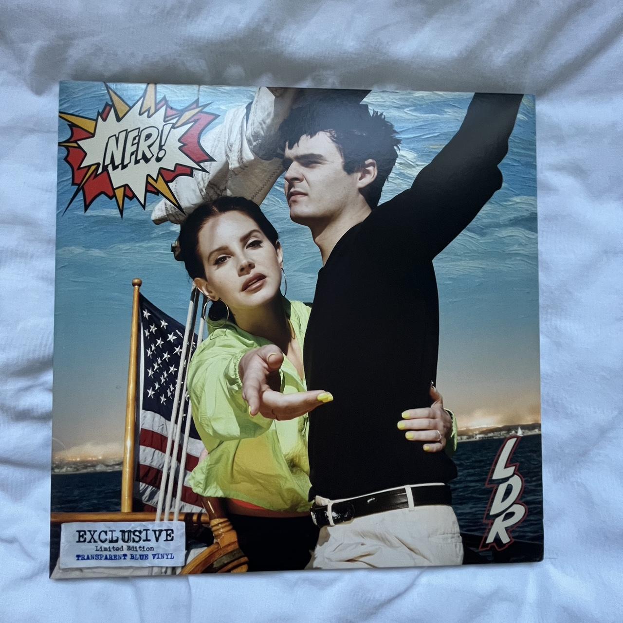 lana del rey vinyl “nfr” vinyl - blue exclusive... - Depop