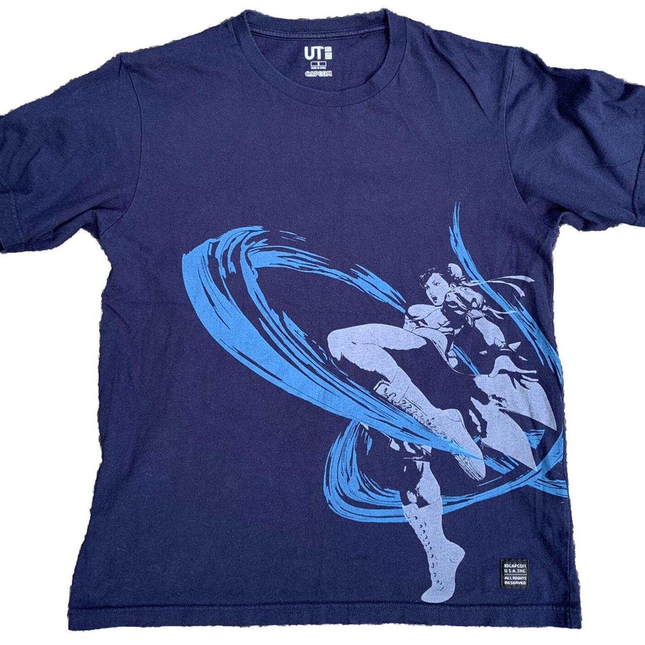 UNIQLO Street Fighter Chun Li T Shirt Capcom Gaming... - Depop