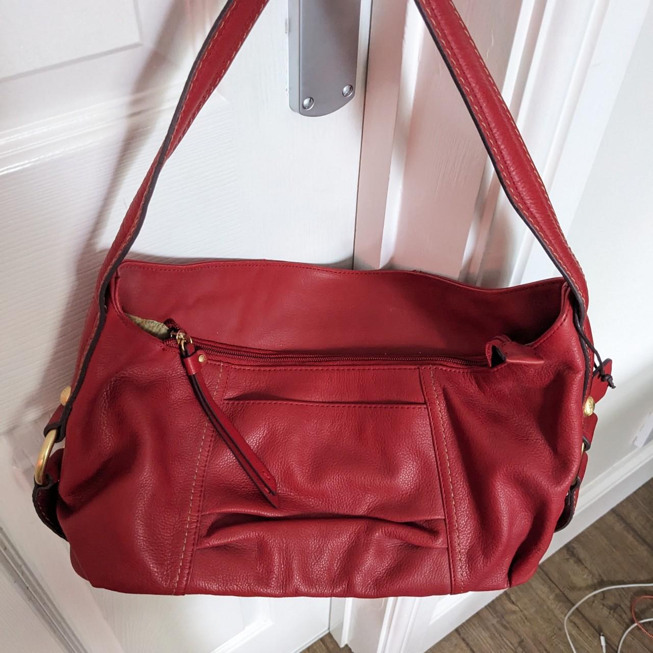 A beautiful fire truck red bag guaranteed to catch... - Depop